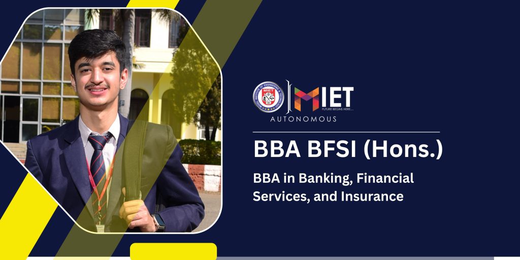 BBA BFSI (Hons.) - Model Institute of Engineering and Technology