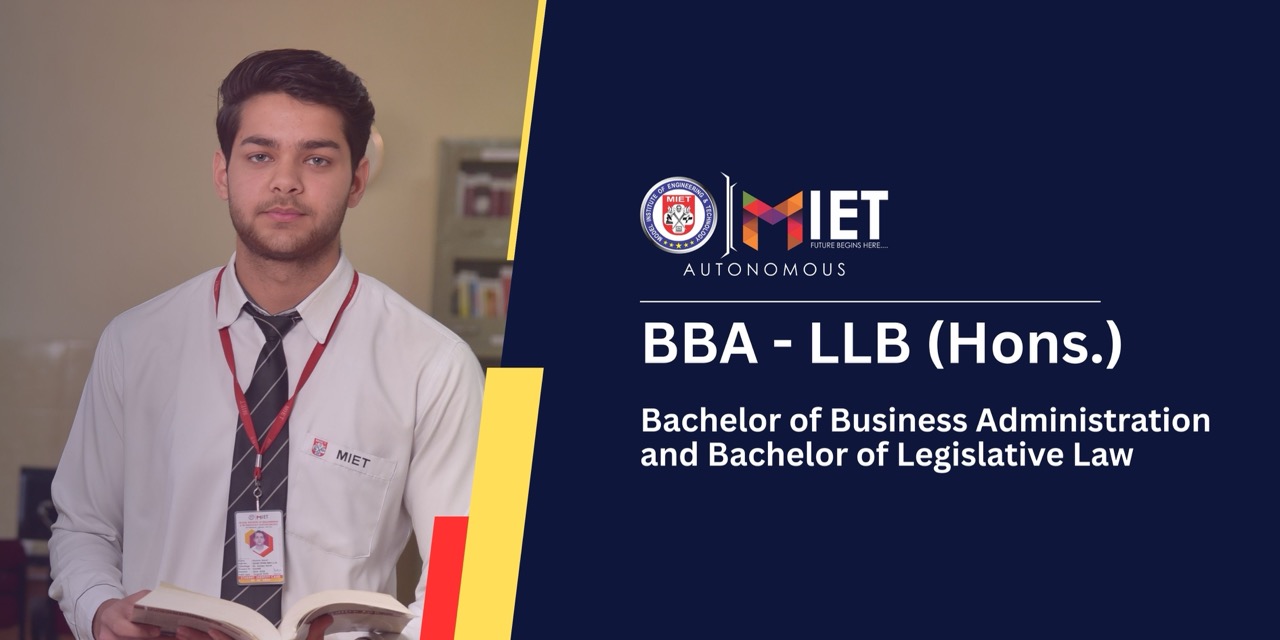 BBA-LLB (Hons.) - Model Institute of Engineering and Technology